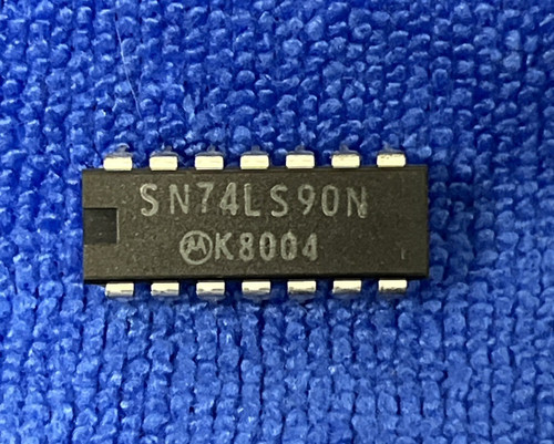 MOTOROLA ~ SN74LS90N ~ IC,COUNTER,UP,DECADE,LS-TTL,DIP,14PIN,PLASTIC ...