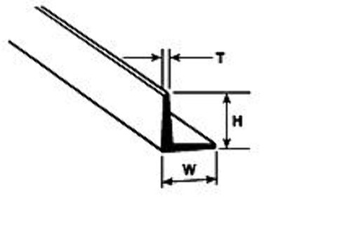 Plastruct Model Parts 90506 AFS-8 Angle, 1/4" (5 Pack) | eBay