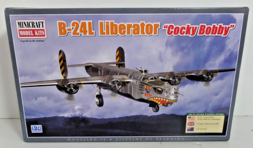 B-24L Liberator "Cocky Bobby" 1:72 scale Minicraft 11647 2010vintage ...