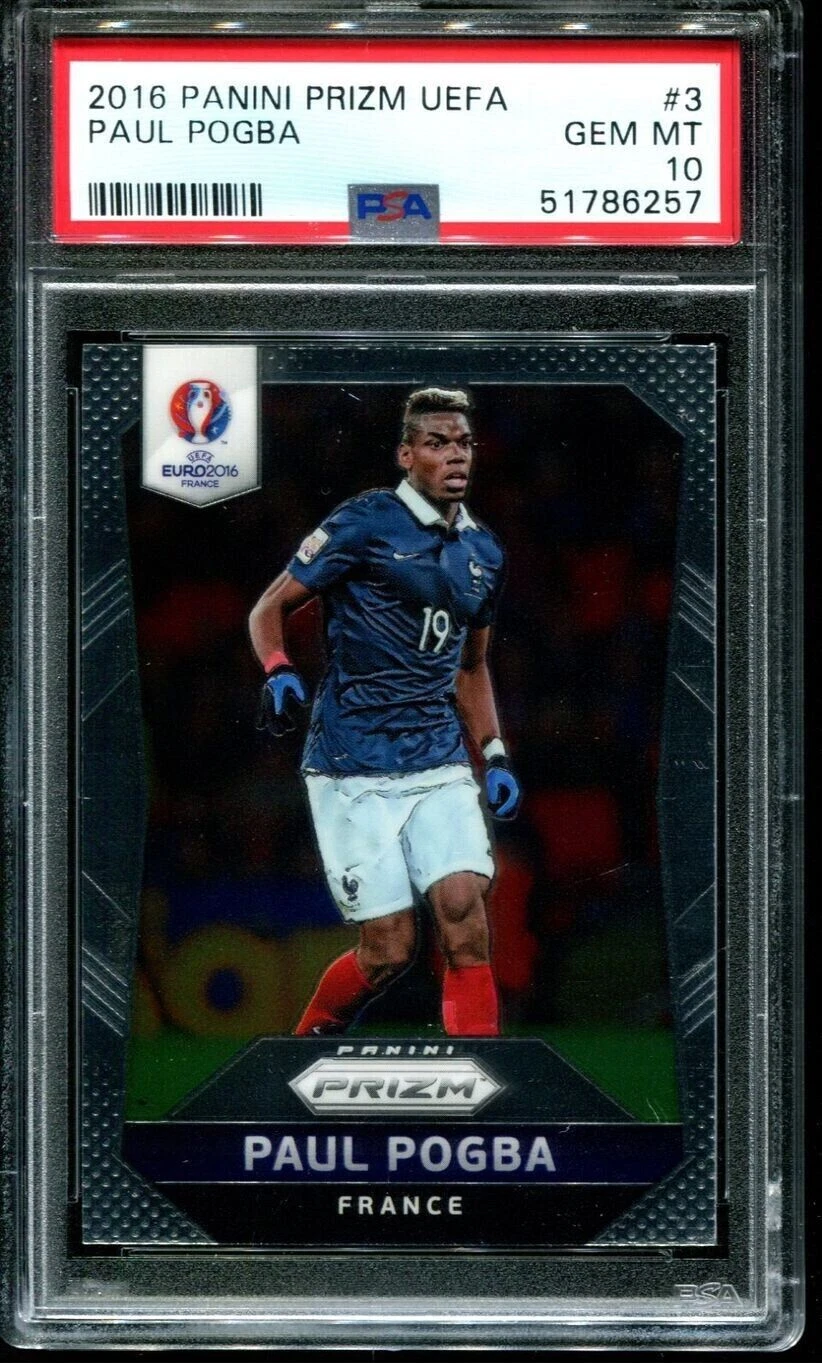 Paul Pogba 2016 Prizm Euro #3 Base Price Guide - Sports Card Investor
