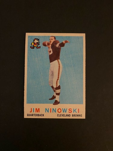 1959 TOPPS FOOTBALL #125 JIM NINOWSKI MINT | eBay