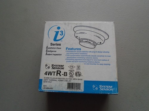 SYSTEM SENSOR 4WTR-B "NEW" | eBay