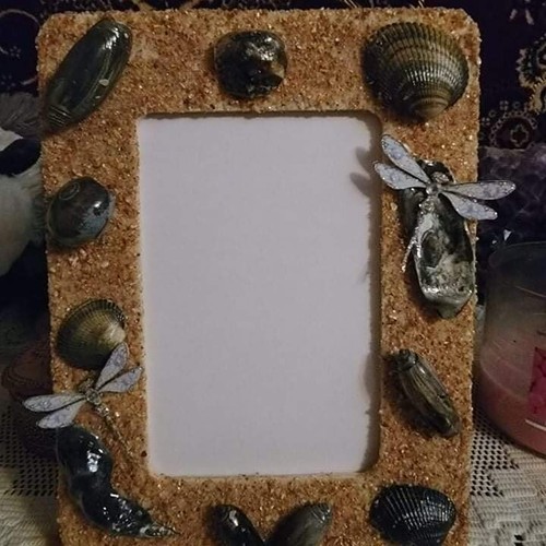 Hand-crafted Sea Shell 4x6 Picture Frame Nautical | eBay