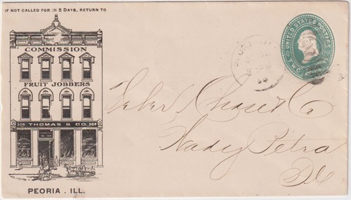 Peoria ILL Illust advt Cover Commission Fruit Jobbers Thomas & Co (b502 ...