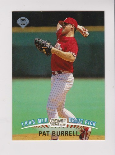 1999 Topps Stadium Club #151 Pat Burrell rookie card, Philadelphia ...