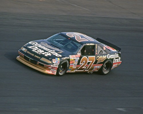 1990 Miller Pontiac RUSTY WALLACE Glossy 16x20 Photo Talladega Speedway ...