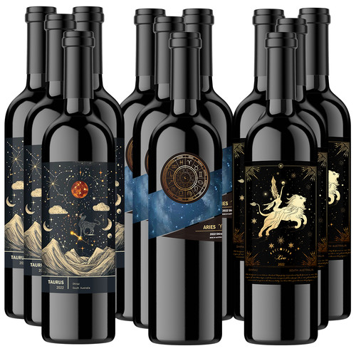 12 Bottle MIXED ARI LEO TAU Shiraz 750ml Red Wine South Australia ...
