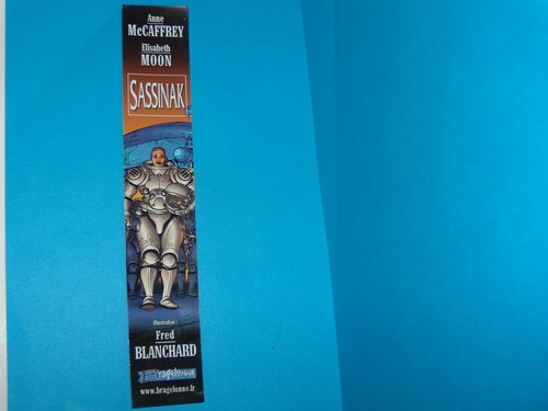 MARQUE PAGE - SASSINAK - A.Mc CAFFREY - Illust F. BLANCHARD ...