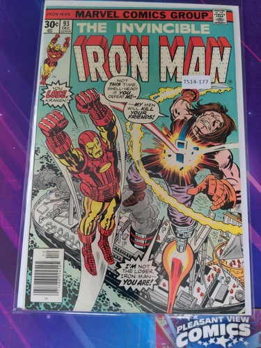 IRON MAN #93 VOL. 1 8.0 NEWSSTAND MARVEL COMIC BOOK TS14-177 | eBay