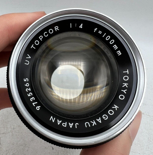 Topcon UV Topcor 100mm F4 Lens For Topcon Unirex Cameras *Fungus* | eBay