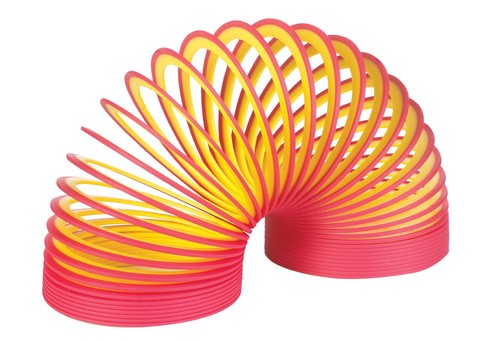 Poof The Original Slinky Brand Neon Plastic Small, Orange | eBay