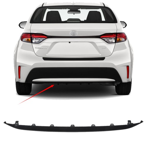 2020-2021 Toyota Corolla LE Rear Lower Bumper Molding Trim Black ...