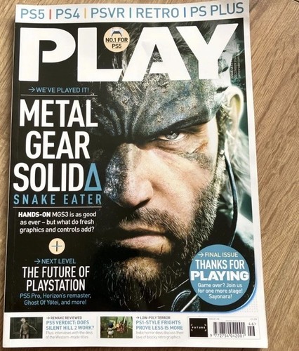 PLAY Magazine Metal Gear Solid Snake Eater Delta #46 DECEMBER FINAL ...