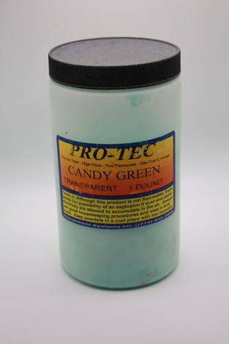 Pro Tec Candy Green Powder Coat Paint | eBay