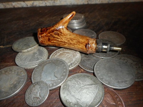 High Capacity Flintlock Pan Charger Antler Custom Made Black Powder | eBay