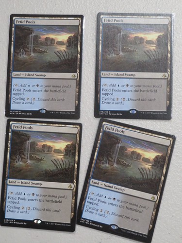 FETID POOLS X4 Amonkhet AKH Magic MTG MINT CARD | eBay