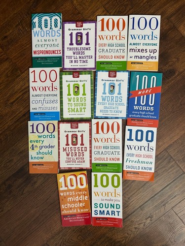 Grammar Girl's Words Quick & Dirty Tips; 100 Words; PB series lot of 14 ...