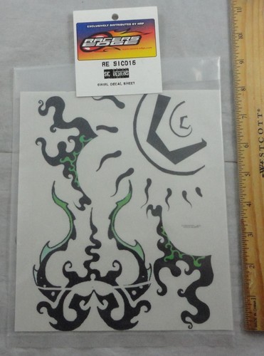 Racers Edge1/10th Touring Car Peel & Stick Swirl Design Decal Set ...