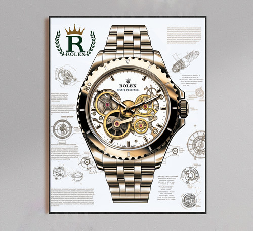 Rolex Poster- Rolex Watch Patent Print, Rolex Wall Art, Rolex Wallpaper ...