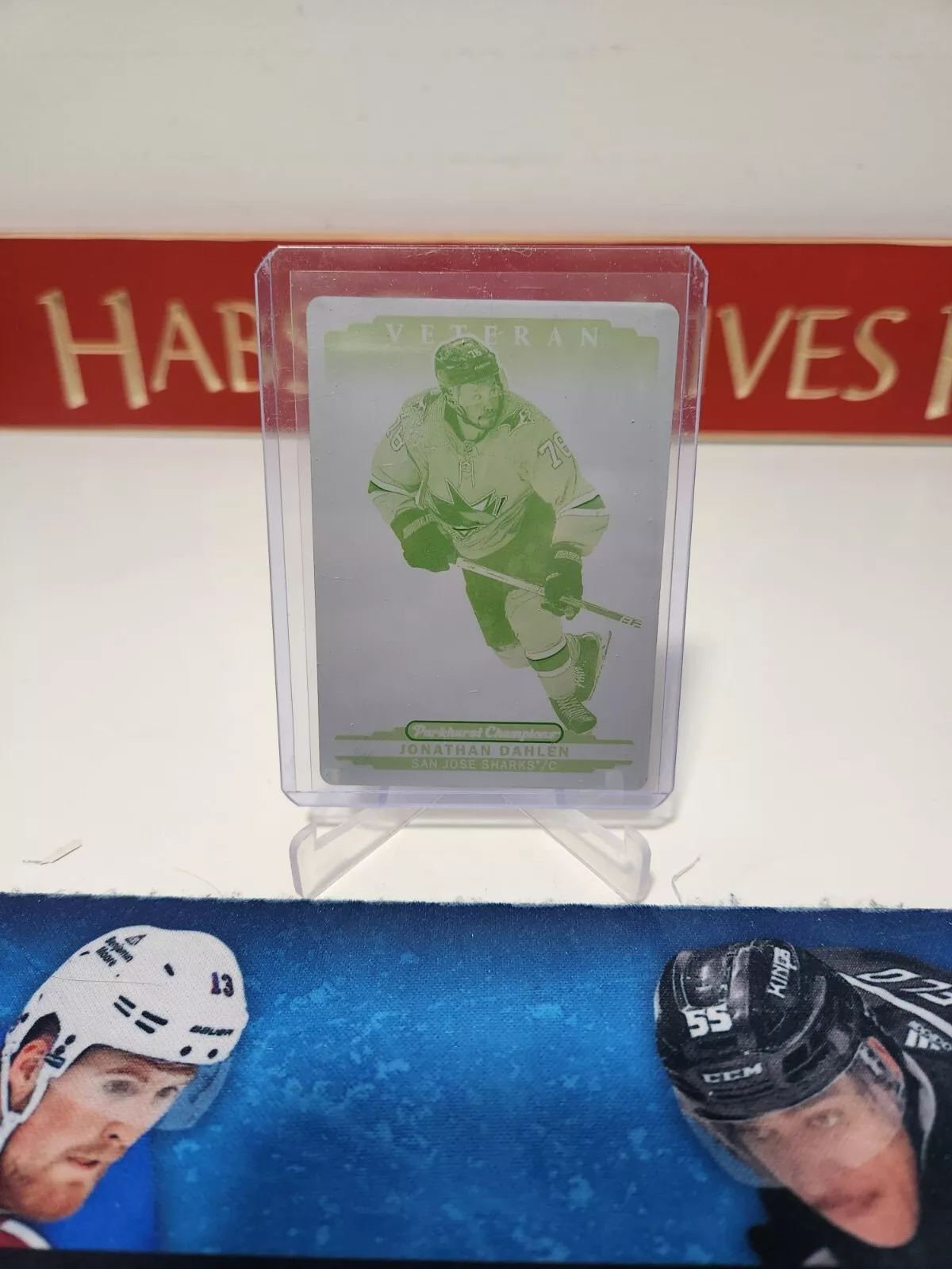 Jonathan Dahlen 2022 Parkhurst Champions #225 Printing Plates Black /1 ...