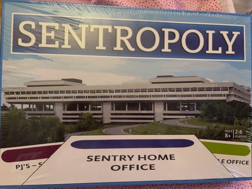 SENTROPOLY SEALED BOARD GAME/ SENTRY HOME OFFICE;STEVENS POINT,WI ...