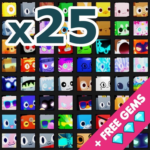 25 Random Huge PS99 + 25m Gems💎💎💎 US Seller | eBay