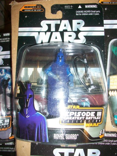 Star Wars Episode III Greatest Battles #5 ROYAL GUARD Blue MOC | eBay