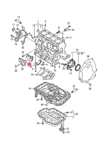 Audi VW Skoda Seat A1 A3 Cabriolet Oil Separator 04E103464AM | Genuine OEM