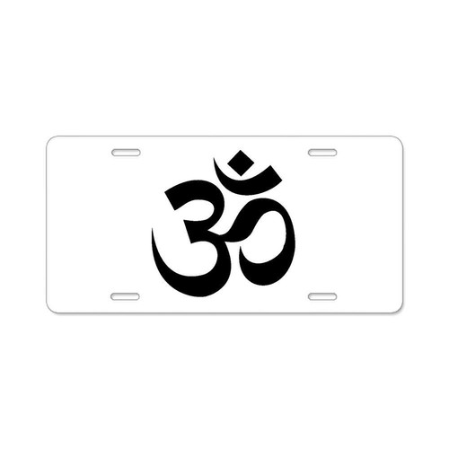 Yoga Om Aluminum License Plate - Aluminum License Plate, Front License ...