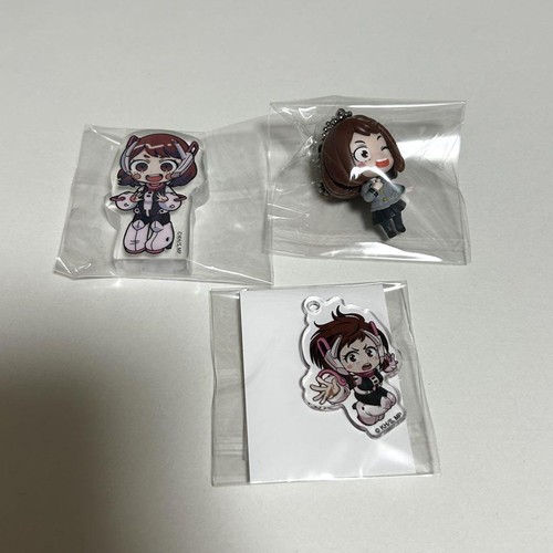 My Hero Academia Uraraka Ochako Acrylic Keychain 3Pc Set Capsule Toy | eBay