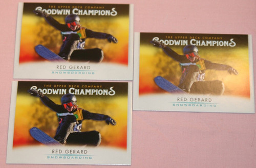 RED GERARD LOT OF 3 2021 GOODWIN CHAMPIONS #84 SNOWBOARDING | eBay