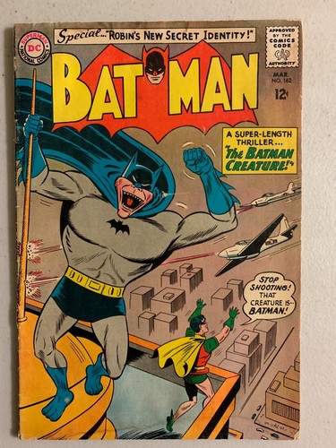 Batman #162 The Batman Creature 2.5 (1964) | eBay