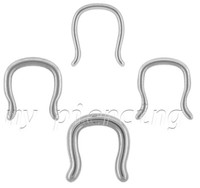 16g 14g 12g 316L Surgical Steel U-Shaped Septum Retainer | eBay
