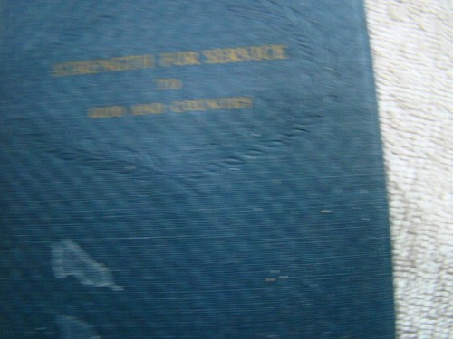 Strength for Service to God and country Little Dedication Handbook | eBay