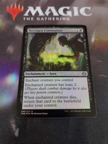 MTG. 2x Necrogen Communion. Foil. Phyrexia: All Will Be One. Pack Fresh ...