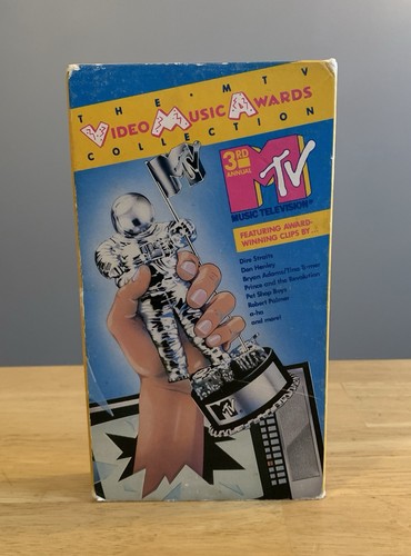 3rd Annual MTV Video Music Awards Collection VHS 1986 Prince Dire ...