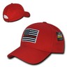 Thin Red Line Hat / American Flag Black Baseball Cap | eBay