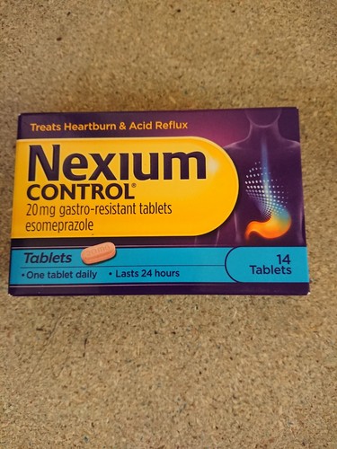 Nexium Control 20mg Gastro Resistant Heartburn Relief Acid Reflux 14 ...