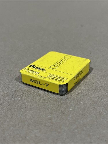 Brand New Buss MSL-7 Bussmann Fuse MSL7 (Pack of 5) | eBay