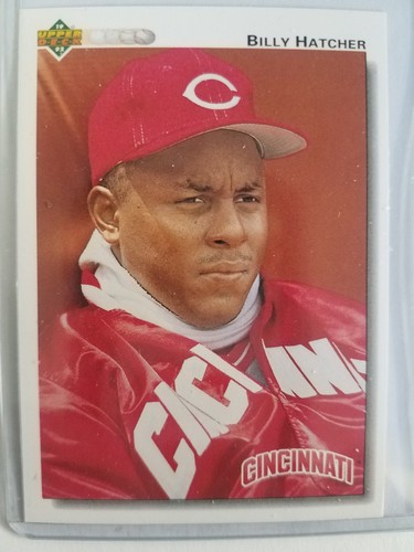 BILLY HATCHER CINCINNATI REDS 1992 UPPER DECK CARD #699 | eBay