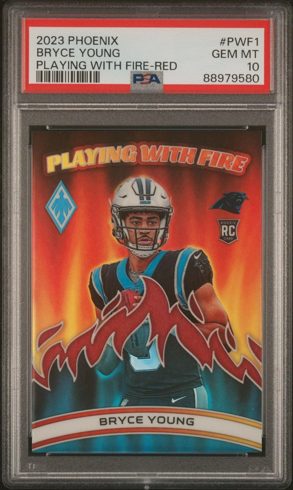 Bryce Young 2023 Phoenix #PWF-1 Playing with Fire - Red /199 Price ...