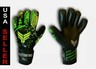 zoop pro goalkeeper flat roll finger saver goalie gloves size 5/6/7/8/9 ...