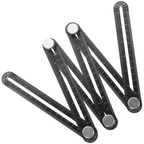 Builders Carpenters Ruler Metal Measuring Rules Woodworking Flooring ...