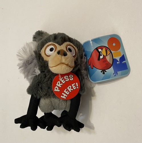 Angry Birds Rio Mauro Marmoset Lemur Monkey 8” Plush Commonwealth 2011 ...