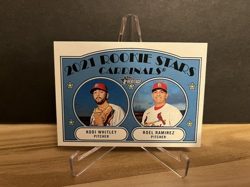 2021 MLB Topps Heritage Kodi Whitley & Roel Ramirez #303 Cardinals ...