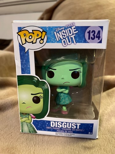 Funko Pop! Disney Pixar Inside Out Disgust #134 Vinyl Figure Vaulted | eBay