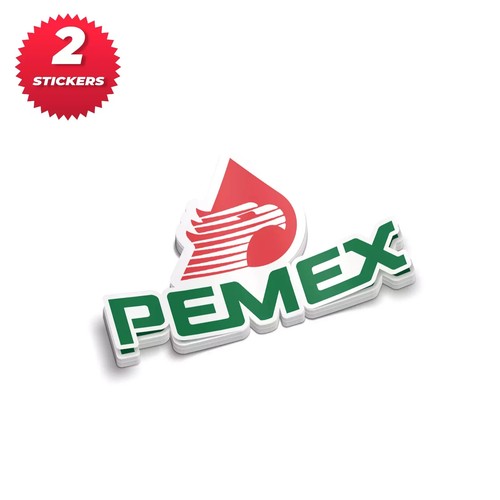 Pemex • Set of 2 Stickers • Full Color • Double UV Laminated | eBay
