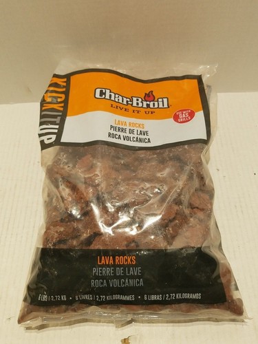 Char-Broil 6LB Lava Rock -No 4684652--LOT OF 5 | eBay