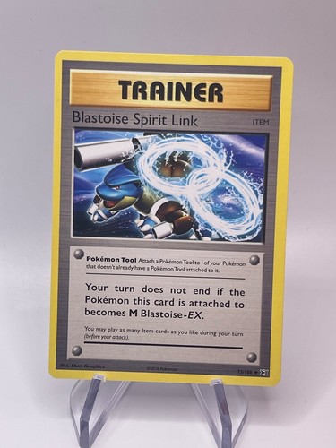 Pokémon TCG Blastoise Spirit Link XY Evolutions 73/108 Regular Uncommon ...