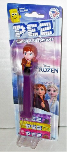 DISNEY FROZEN PEZ DISPENSER ANNA 2019 Anna & Elsa Backer Card | eBay